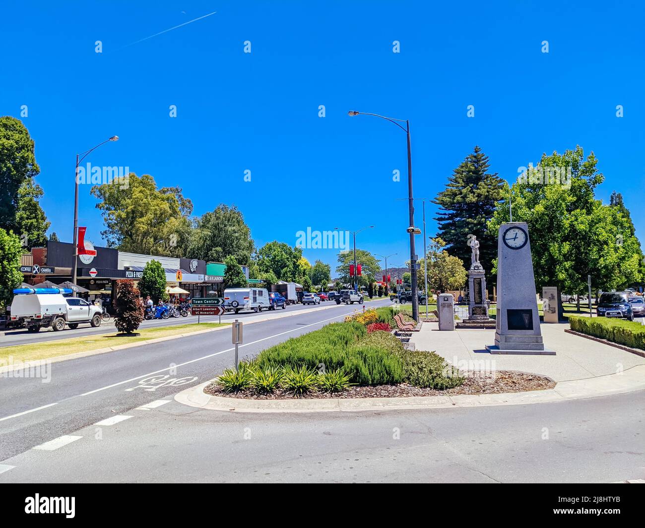Historic Myrtleford Town Centre Stock Photo - Alamy
