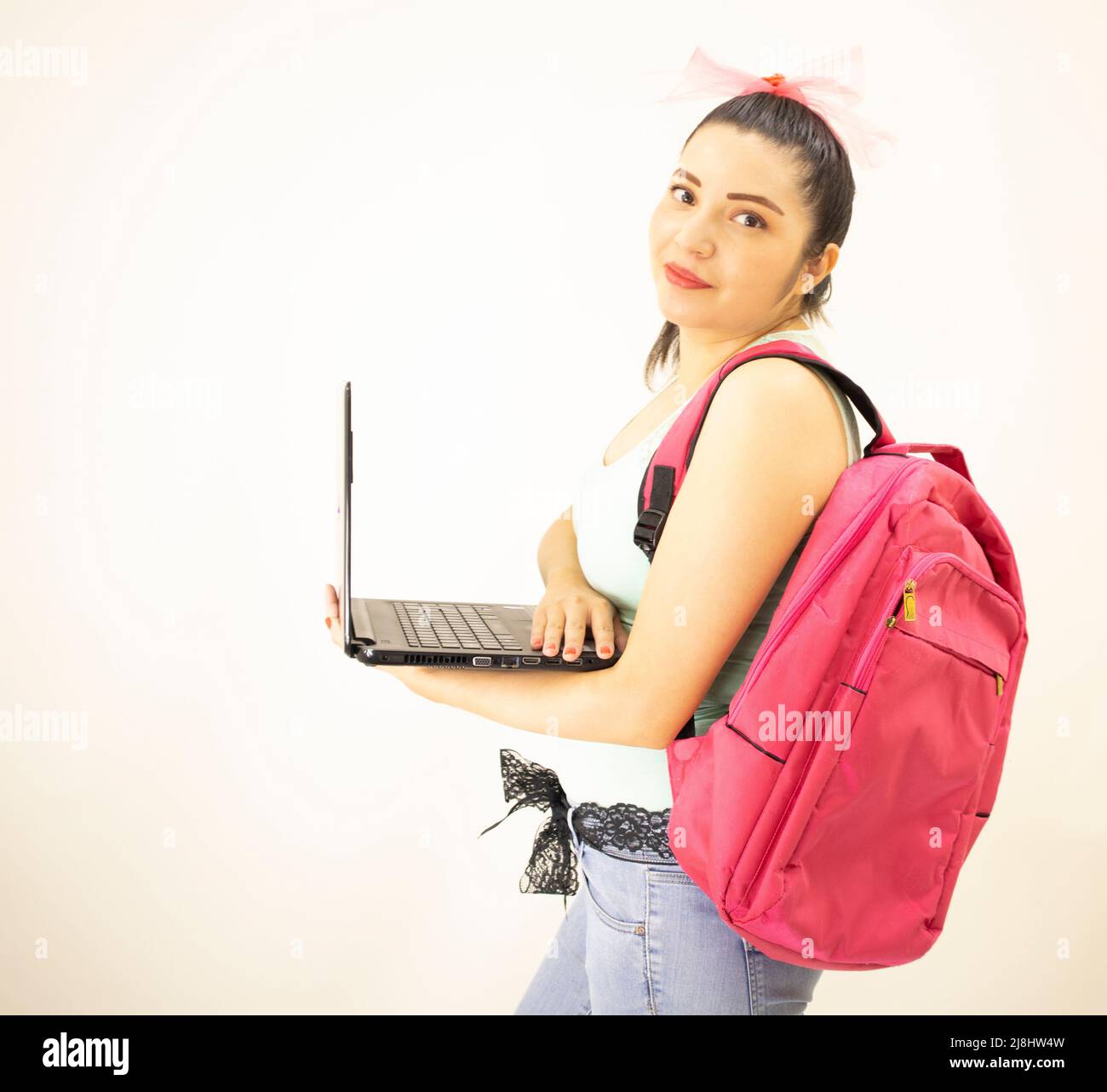 University digital backpack hi-res stock photography and images - Alamy