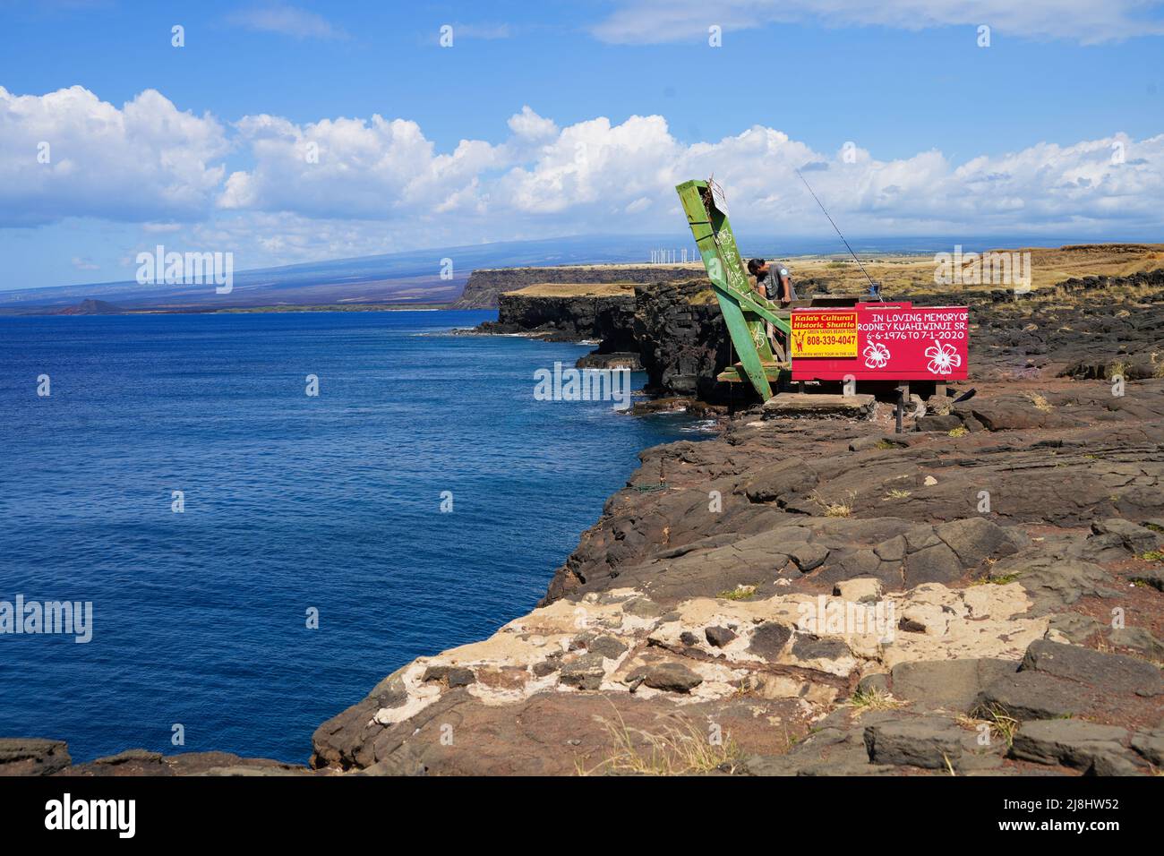 South point cliff dive south point park hi-res stock photography and images - Alamy