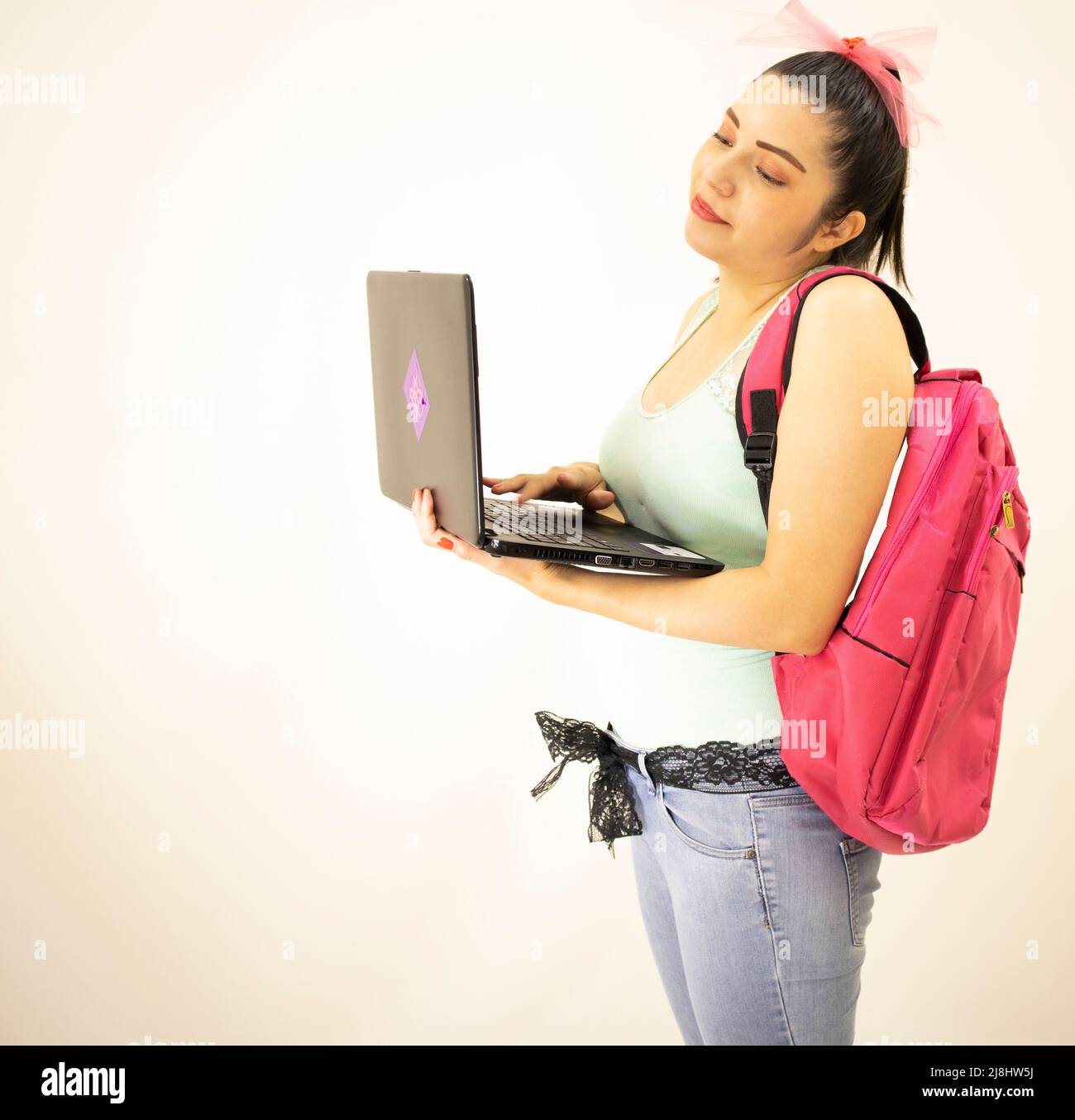 University digital backpack hi-res stock photography and images - Alamy