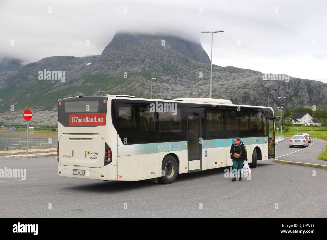 Volvo bus mountain hi-res stock photography and images - Alamy