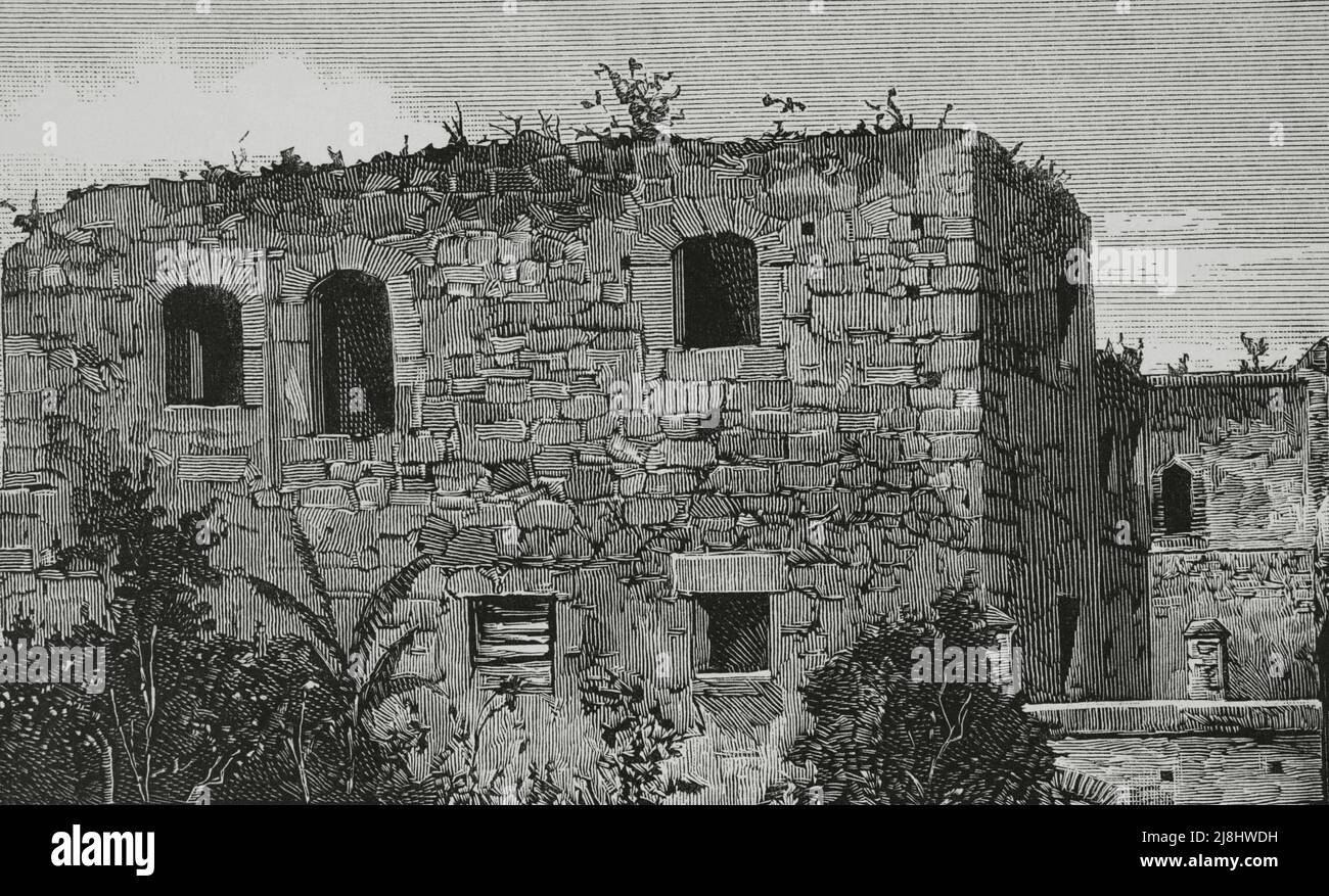 Hispaniola (now Dominican Republic), Santo Domingo. Ruins of the former ...
