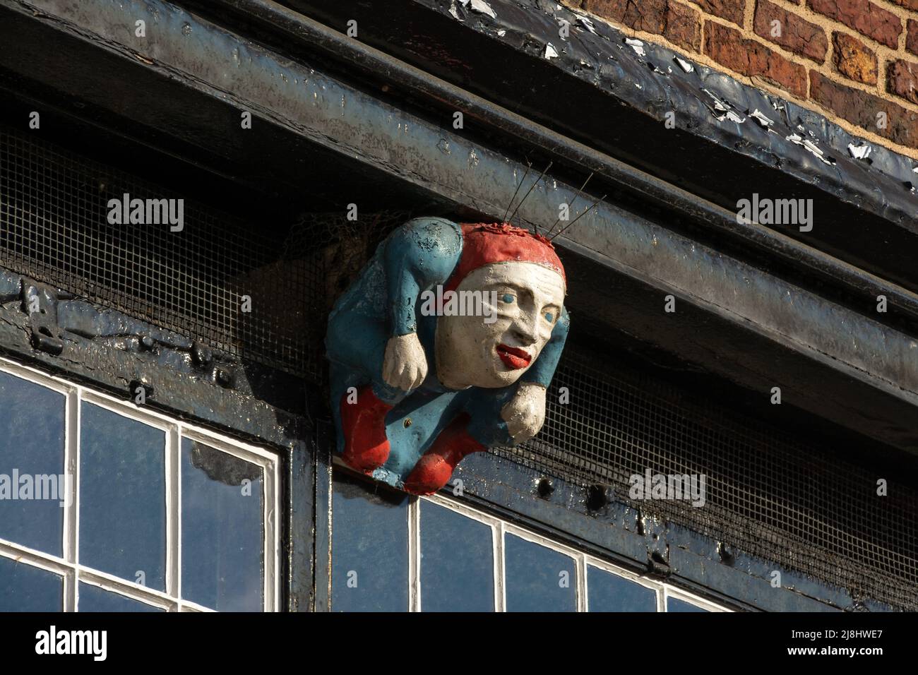 Plaster casts of original gargoyles on the grade 1 listed Guildhall ...