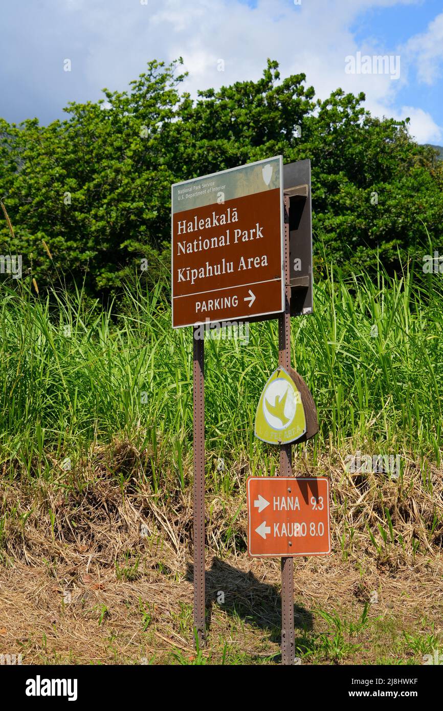 Hawaii signage hi-res stock photography and images - Alamy