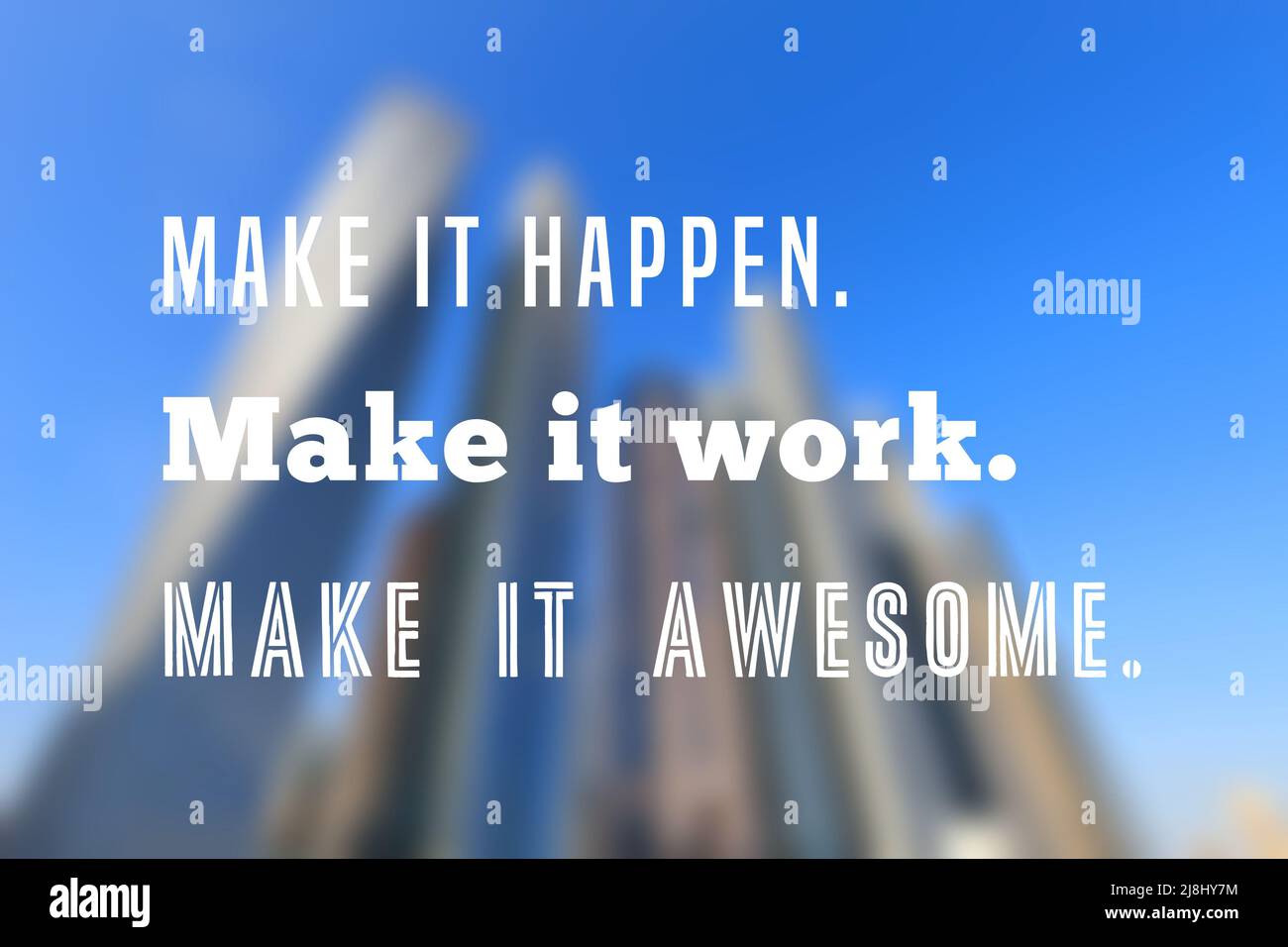 Make it awesome. Workplace motivational quote poster. Success ...
