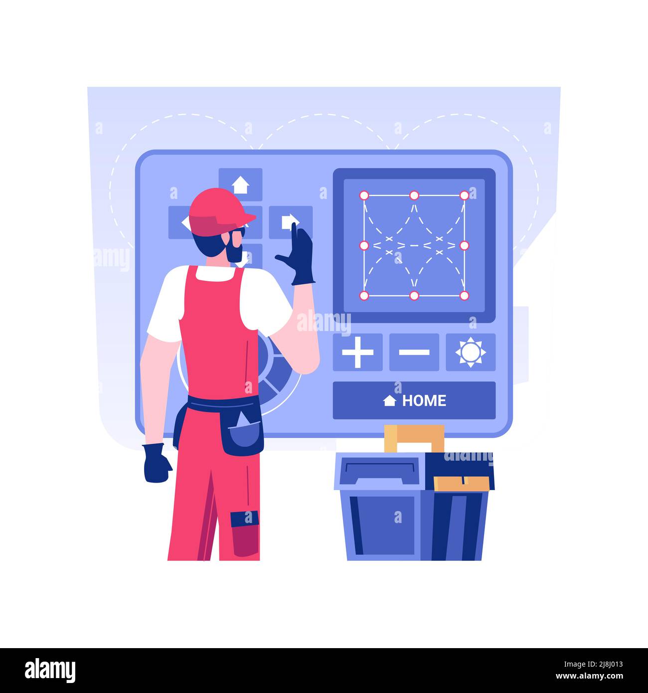 Automatic sprinkler controller Stock Vector Images - Alamy