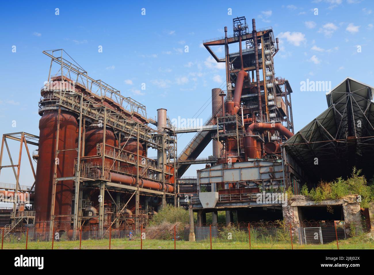 German industry in Dortmund. Urban exploration in Germany. Former ...