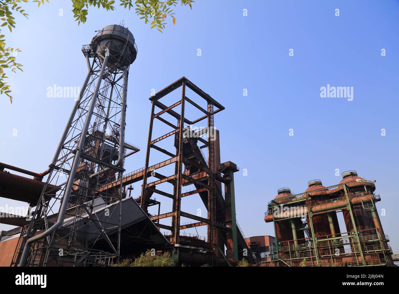 German industry in Dortmund. Urban exploration in Germany. Former ...