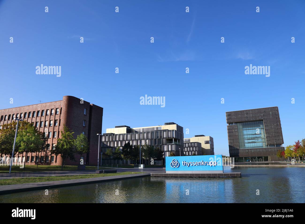 ESSEN, GERMANY - SEPTEMBER 20, 2020: ThyssenKrupp company headquarters ...