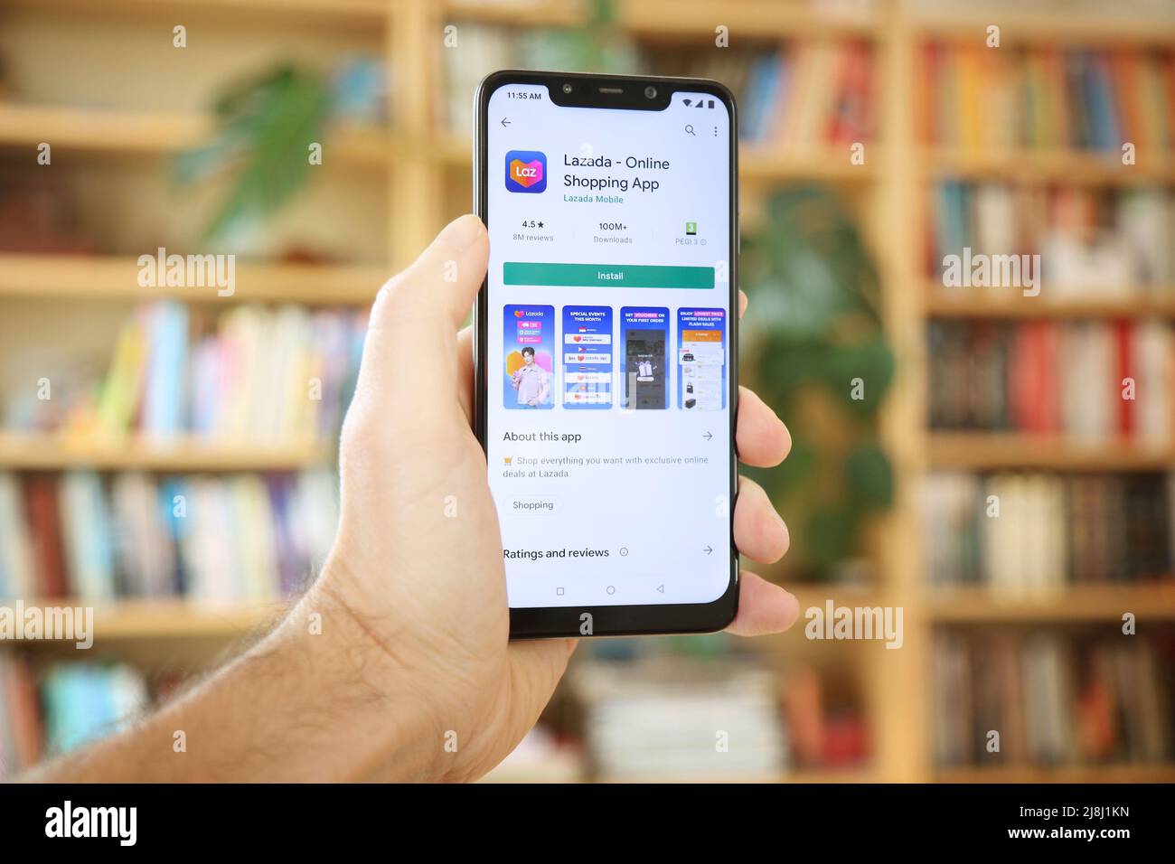Lazada shopping app hi-res stock photography and images - Alamy