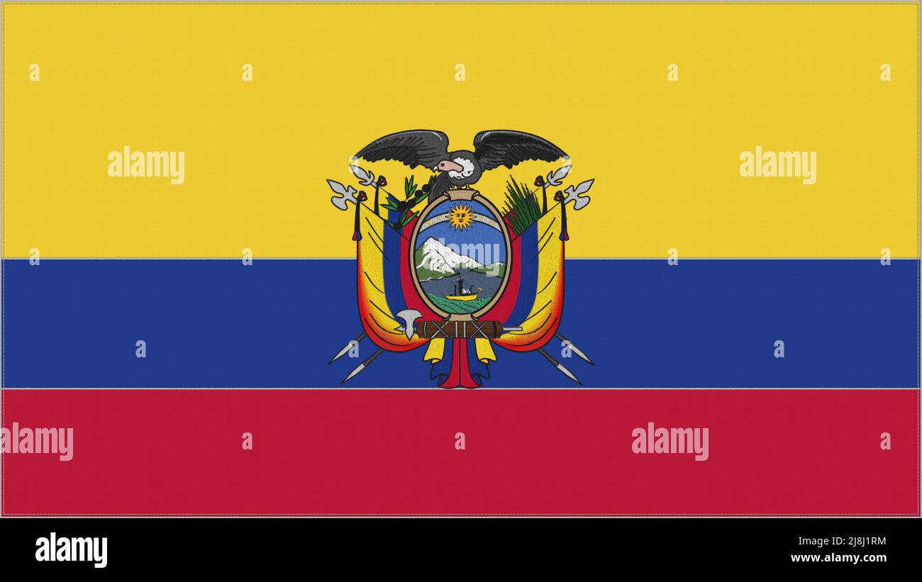 Fabric flag ecuador hi-res stock photography and images - Alamy