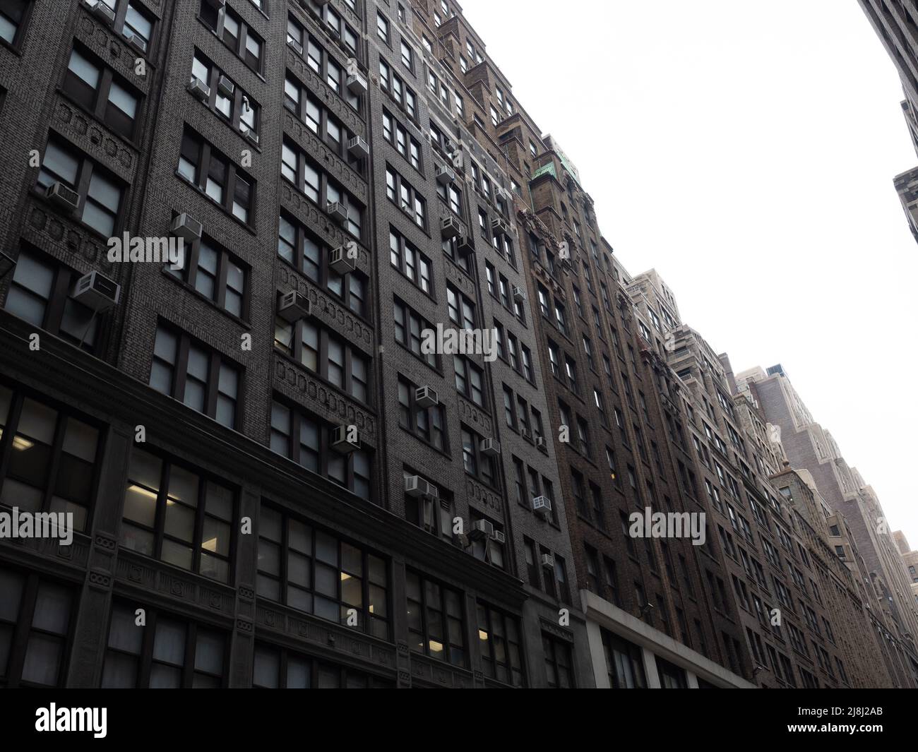 A row of old office buildings in Manhattan Stock Photo - Alamy
