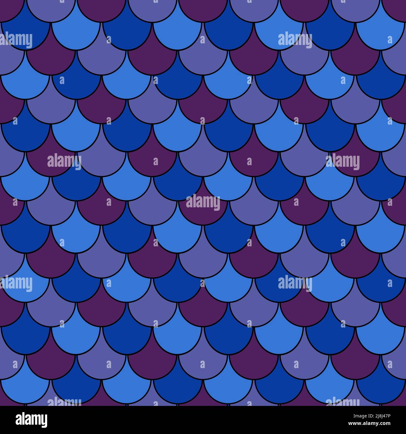 Summer seamless fish scales pattern for fabrics and textiles and ...