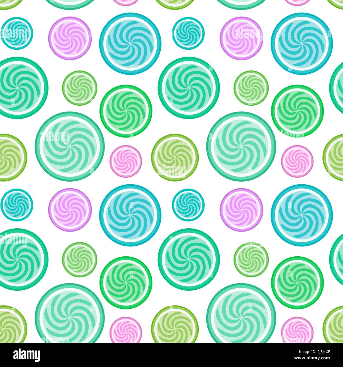 Kids cartoon seamless lollipop candy pattern for fabrics and packaging ...