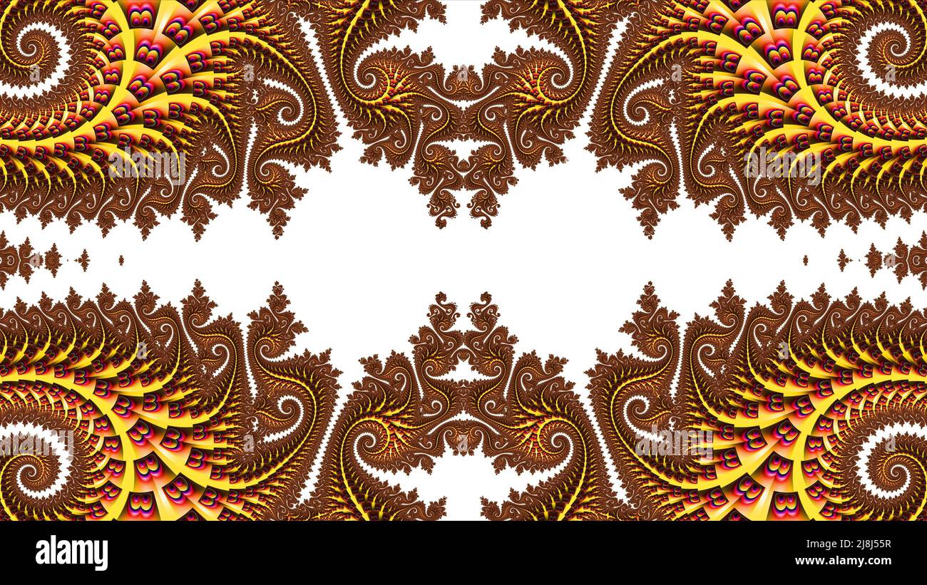 Abstract Computer generated Fractal design. A fractal is a never-ending pattern. Fractals are ...