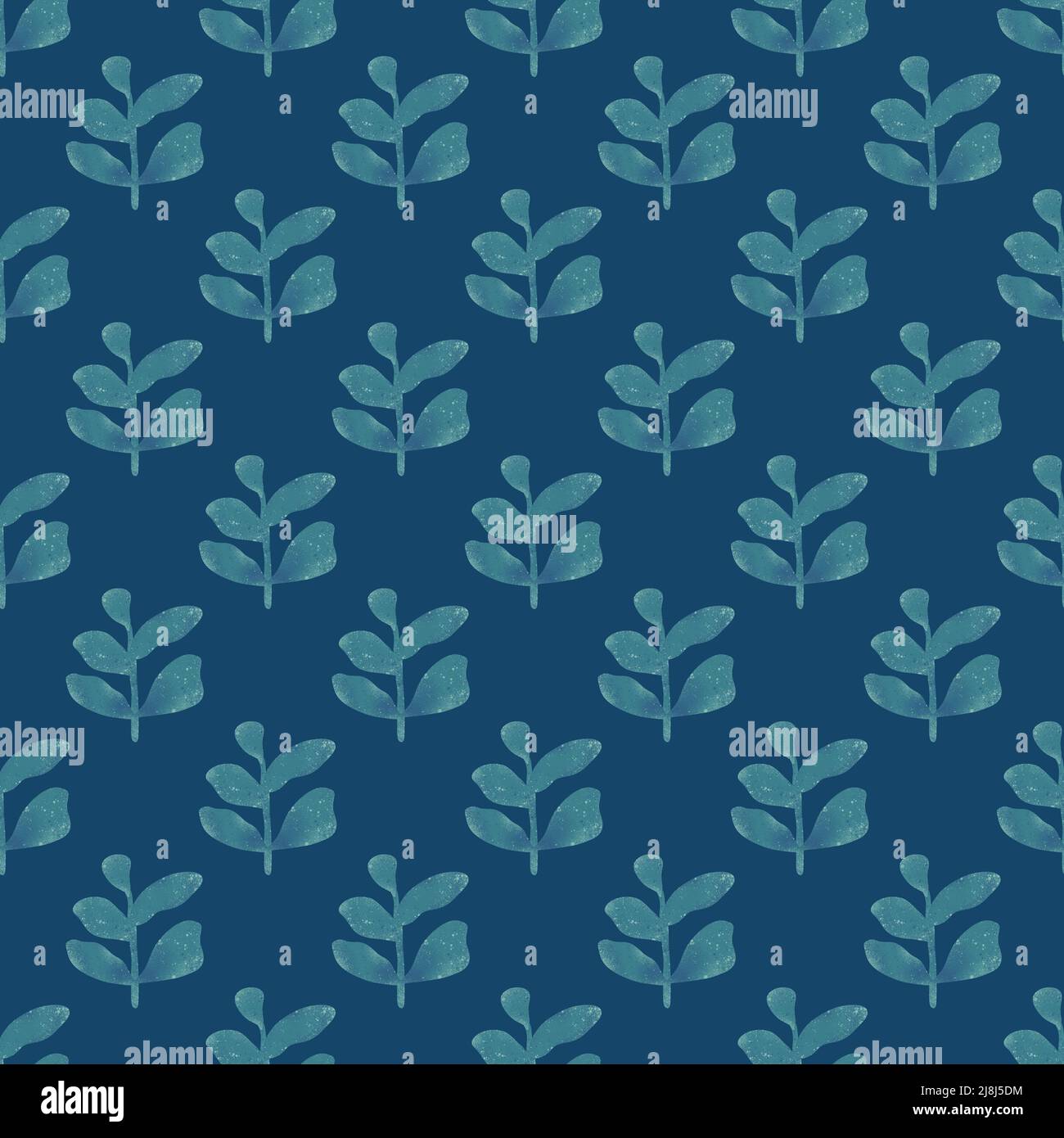 Summer floral seamless coloured leaves pattern for fabrics and ...