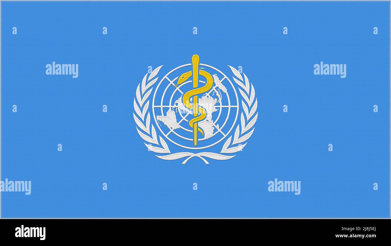 World health organization flag hi-res stock photography and images - Alamy