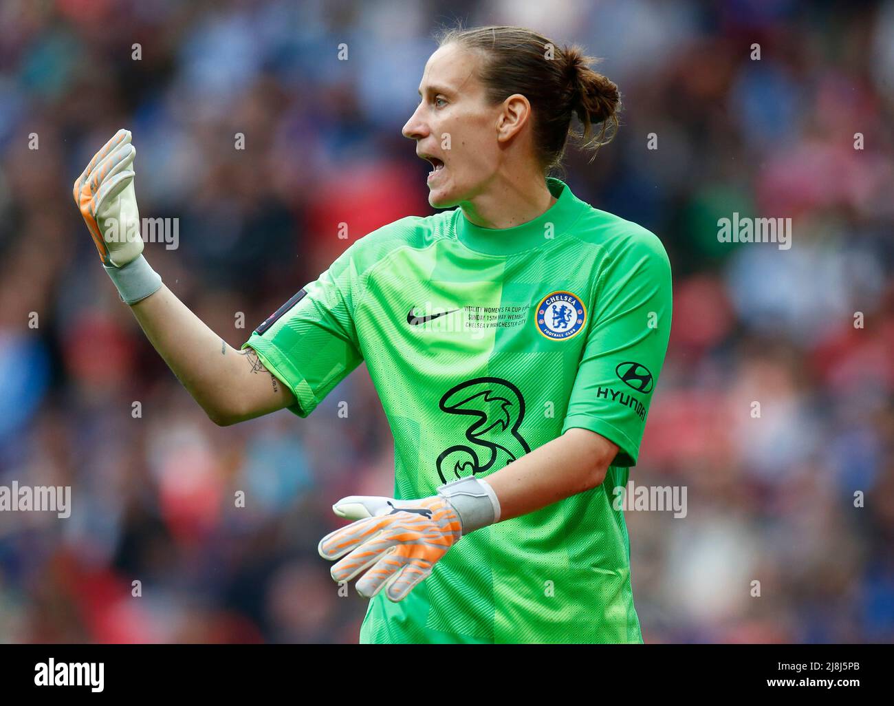 LONDON, ENGLAND - MAY 15:Chelsea Women Ann-Katrin Berger during Women's ...
