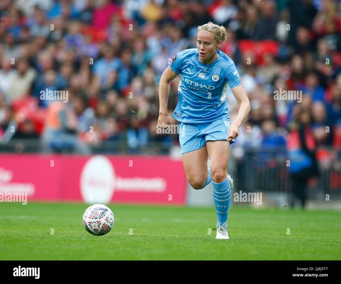 LONDON, ENGLAND - MAY 15:Julie Blakstad of Manchester City WFC during ...