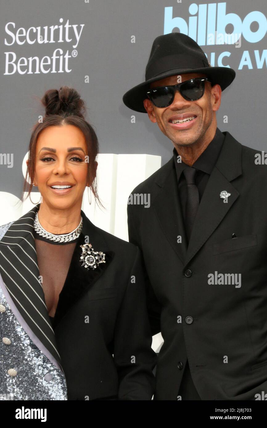May 15, 2022, Las Vegas, NV, USA: LOS ANGELES - MAY 15: Jimmy Jam, wife ...