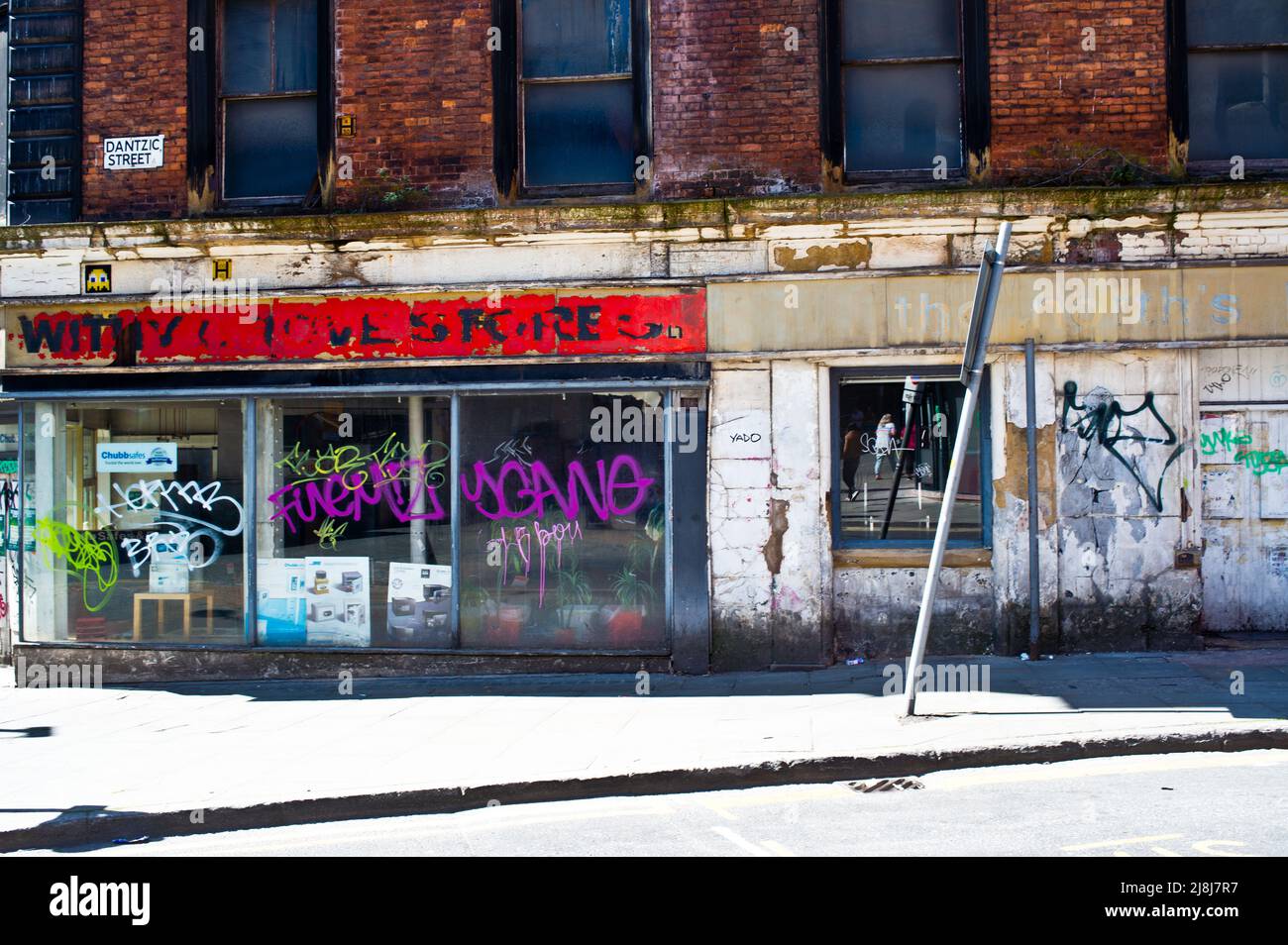 Withy Grove Stores, Danztic Street,, Manchester, England Stock Photo ...