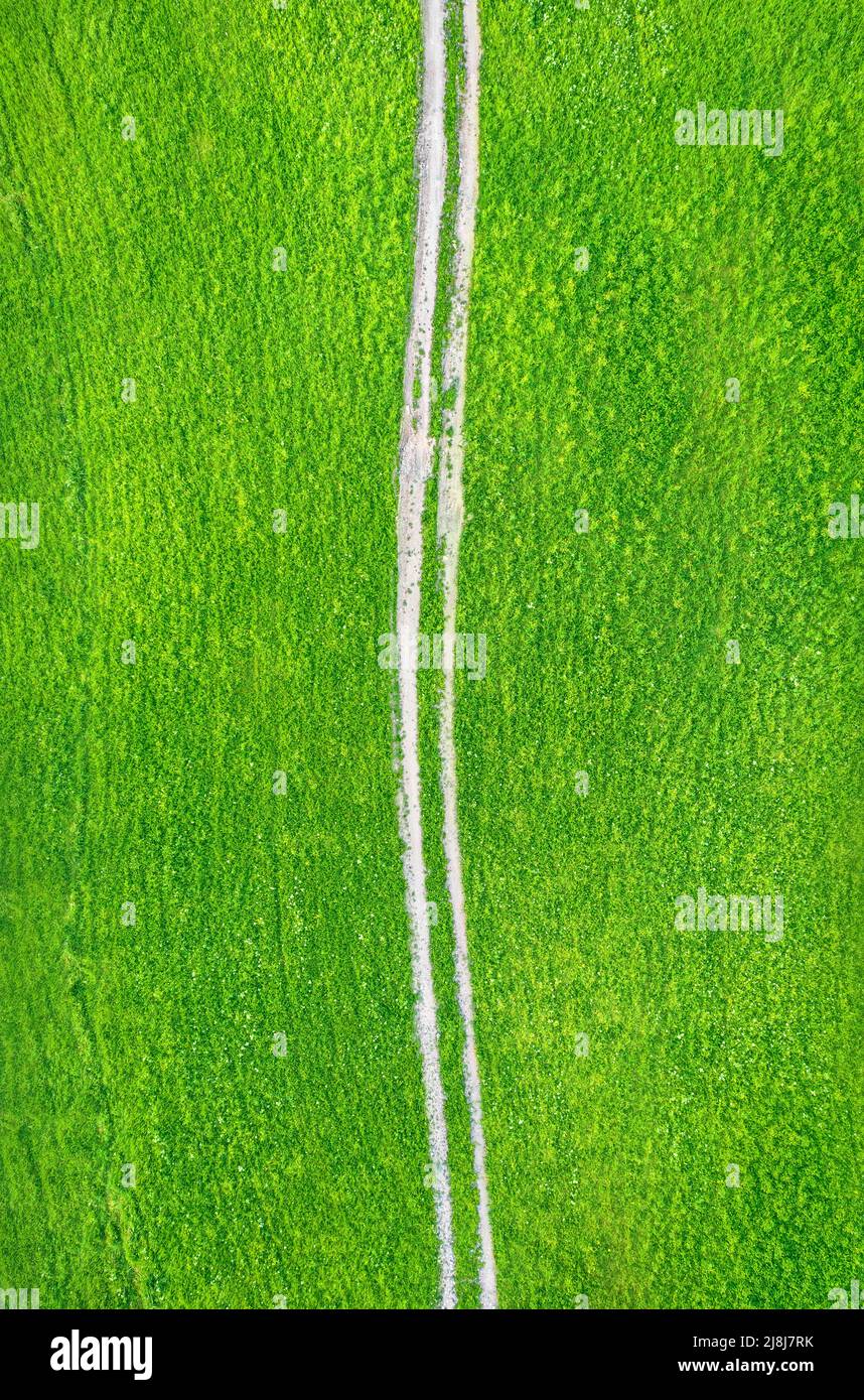 Field drone view hi-res stock photography and images - Alamy