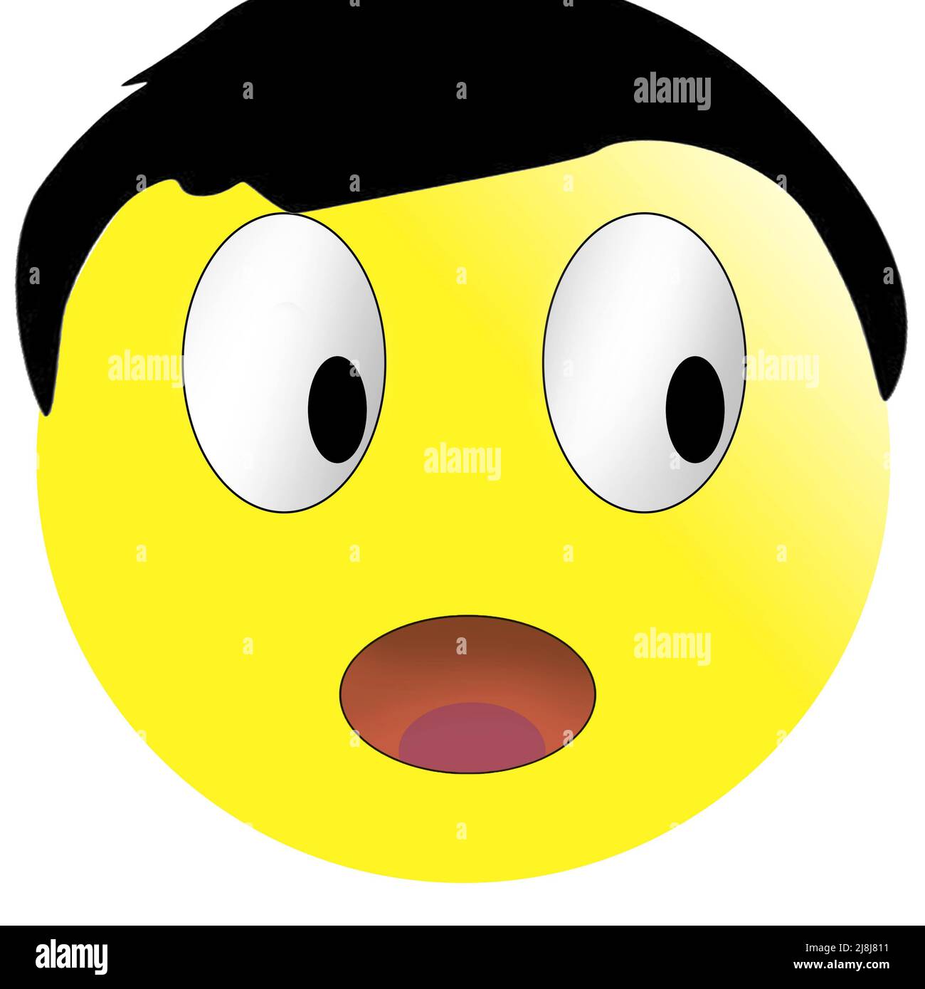 Funny comic haircut hi-res stock photography and images - Alamy