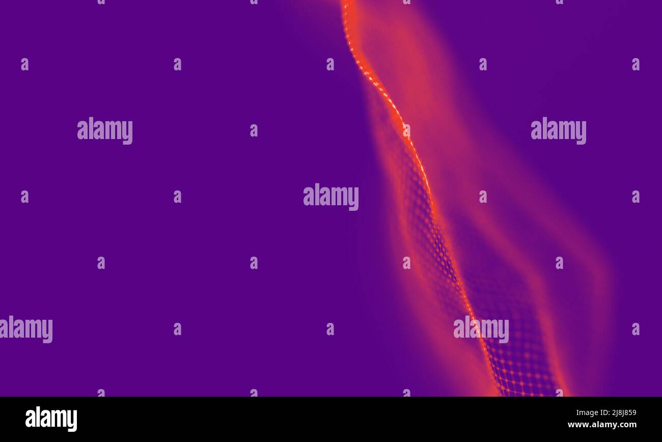 Abstract Purple Geometrical Background . Connection structure. Science ...