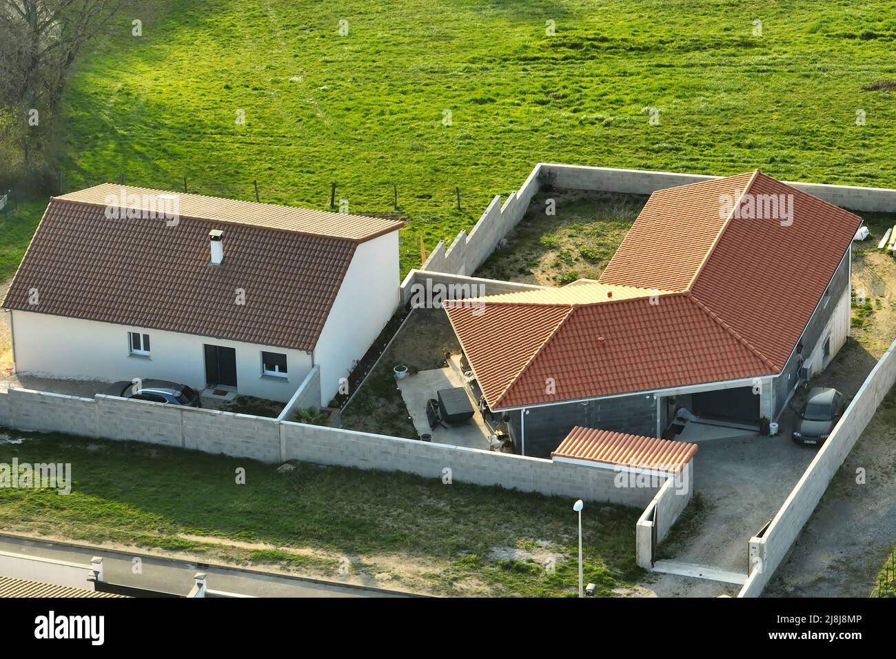 Rural cluster development hi-res stock photography and images - Alamy