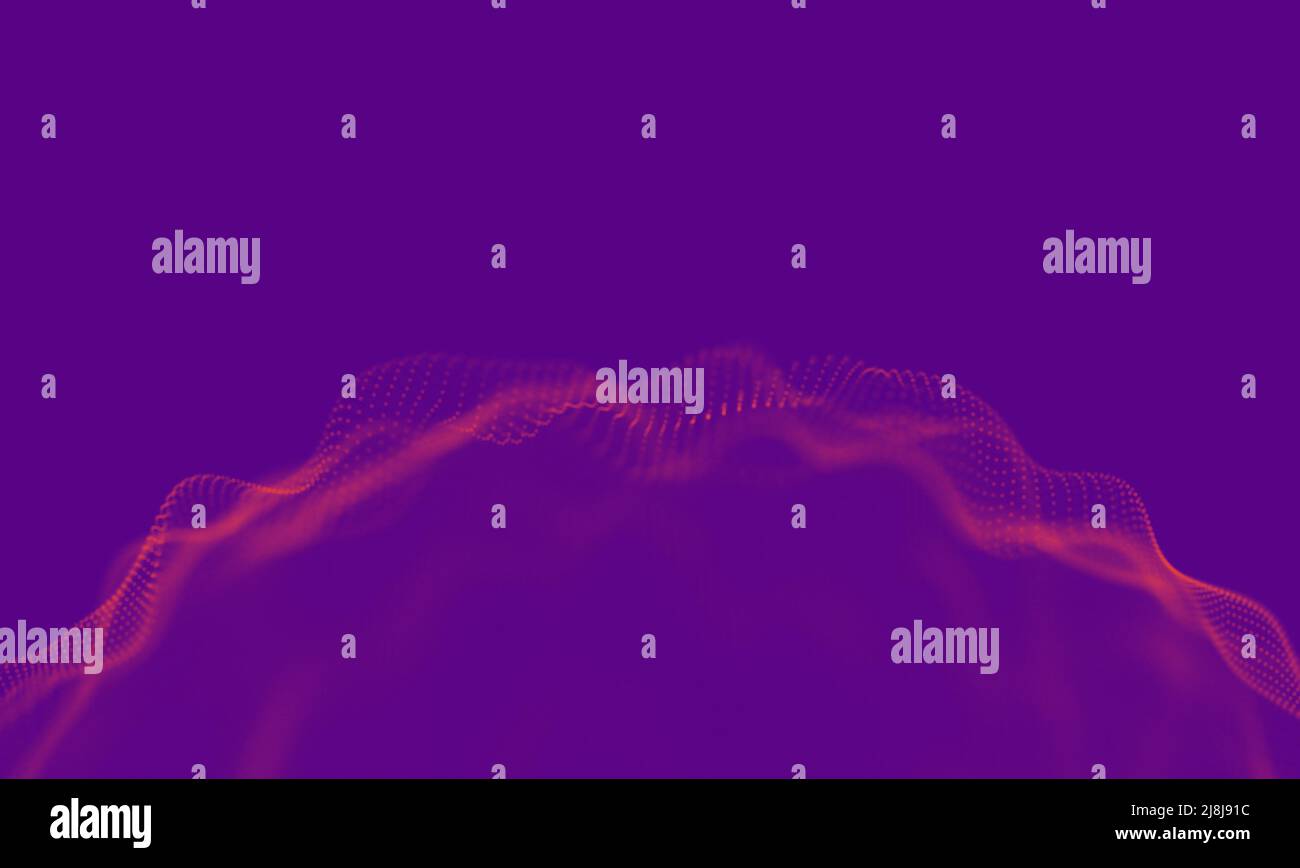 Abstract Purple Geometrical Background . Connection structure. Science ...