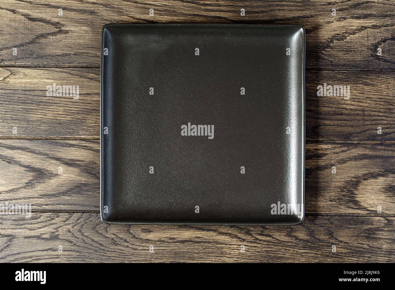 Black rectangular plate hi-res stock photography and images - Alamy