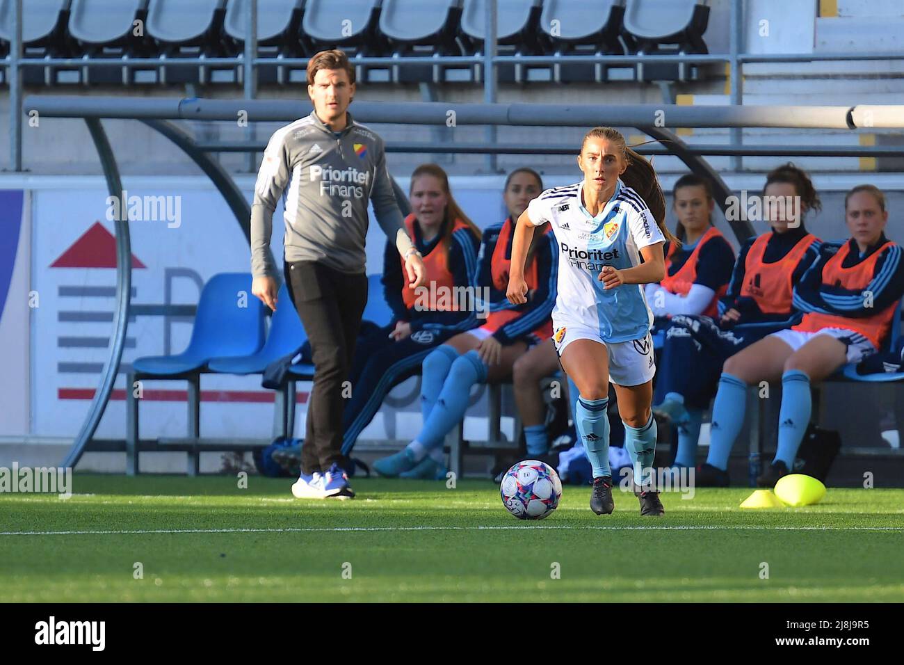 Linkoping, Sweden, May 16th 2022 Tilde Lindwall (10 Djurgarden)and head ...