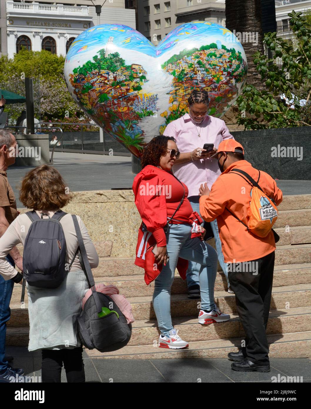 A Welcome Ambassador, hired by the city to boost tourism, helps ...