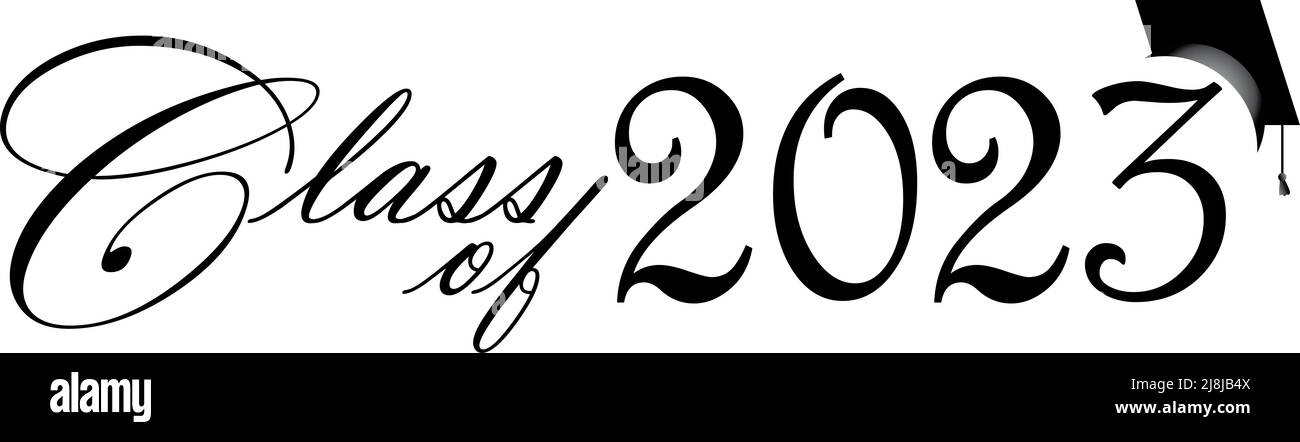 Class of 2023 Scroll Banner Stock Photo - Alamy
