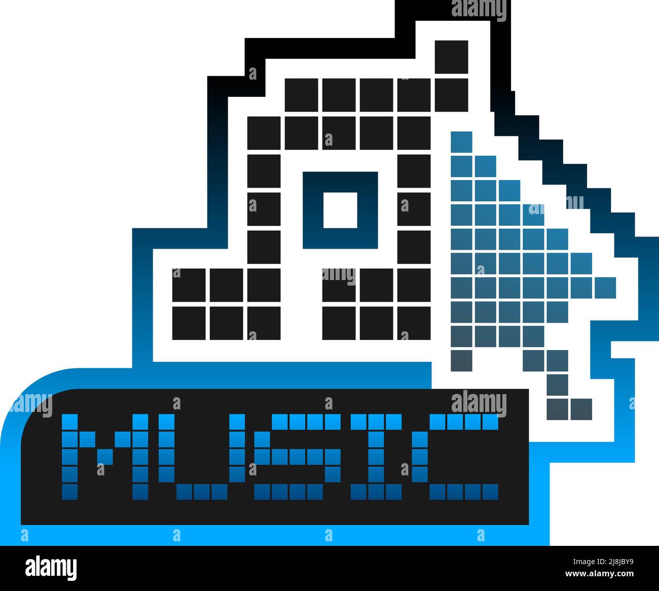 Music music notes hand Cut Out Stock Images & Pictures - Alamy