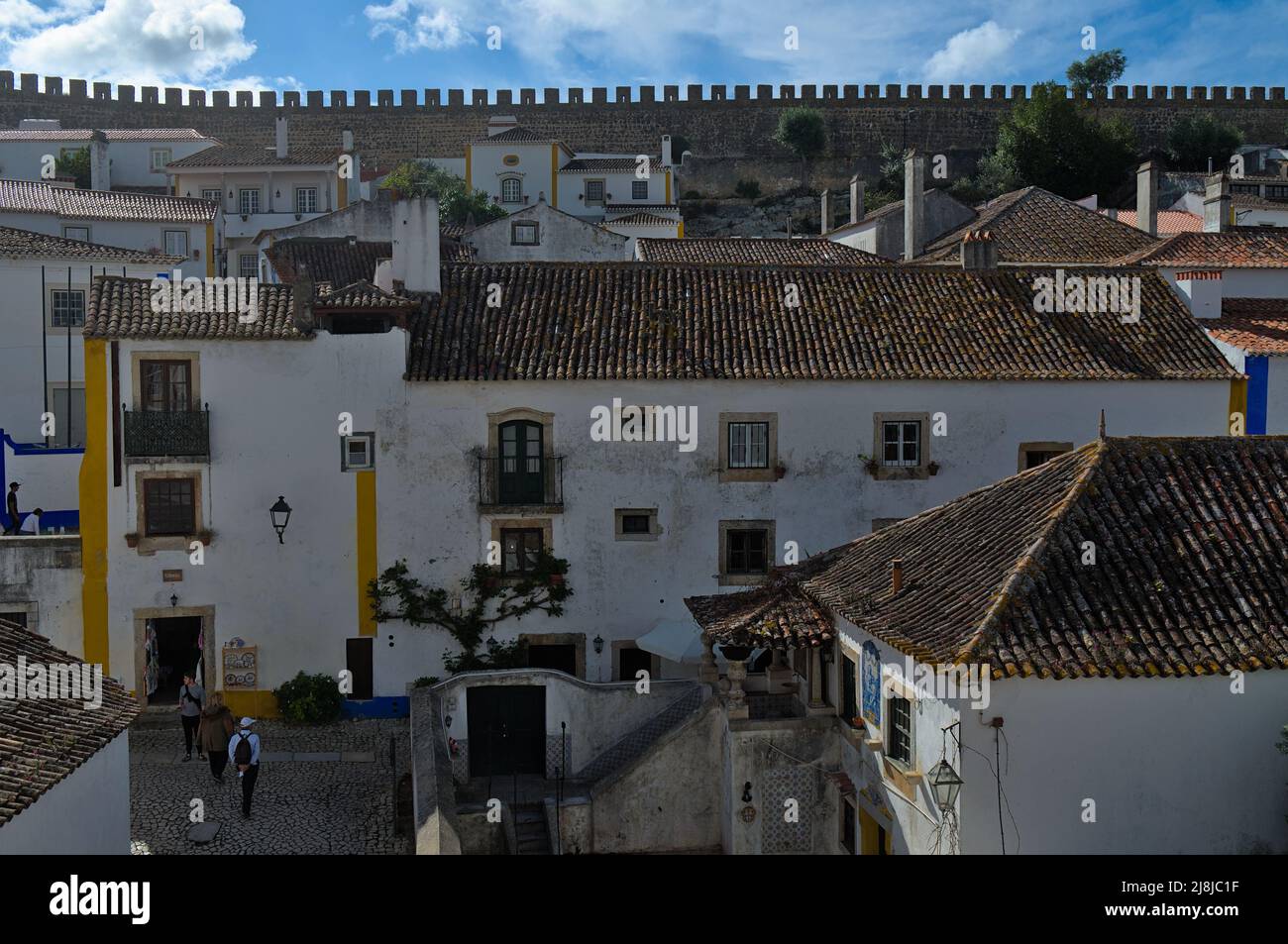 Obidos Medieval Town in Portugal Stock Photo - Alamy