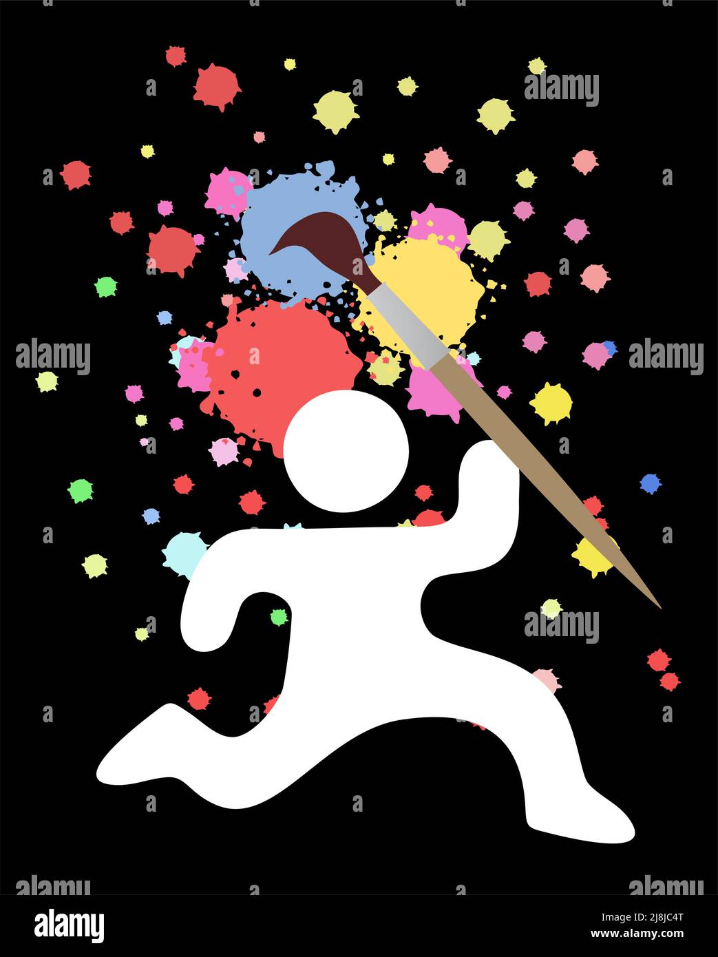 Art cool paint color Stock Vector Images - Alamy