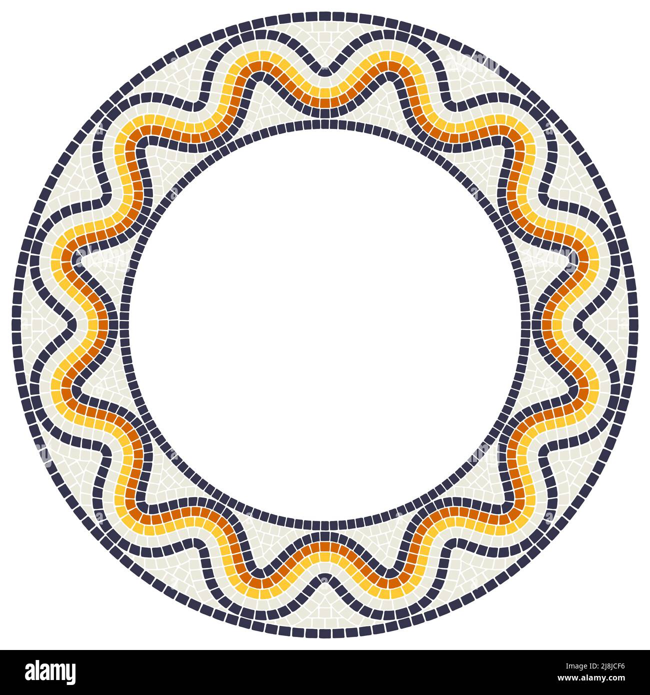 Antique roman mosaic Stock Vector Images - Alamy