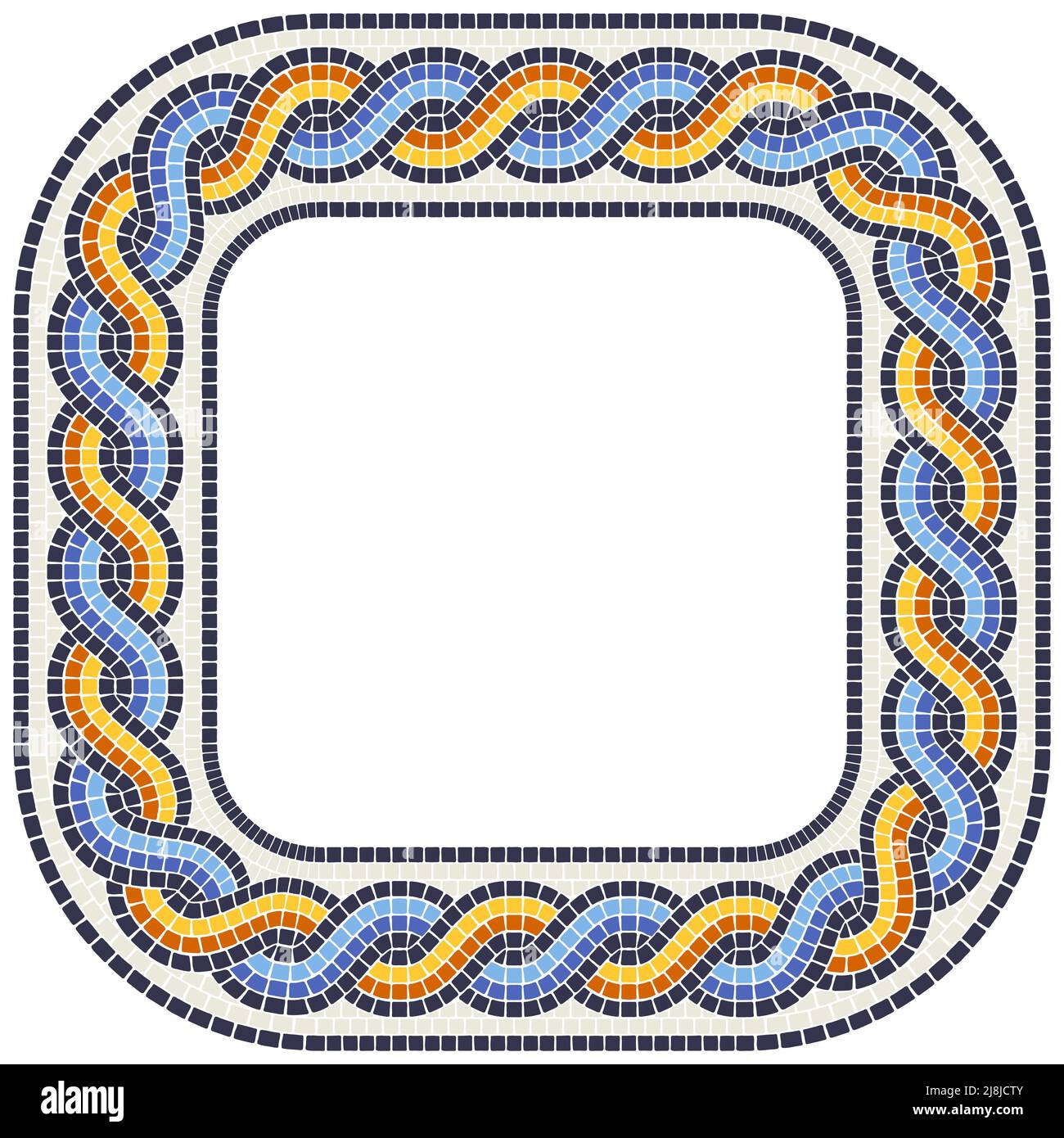 Antique roman mosaic Stock Vector Images - Alamy