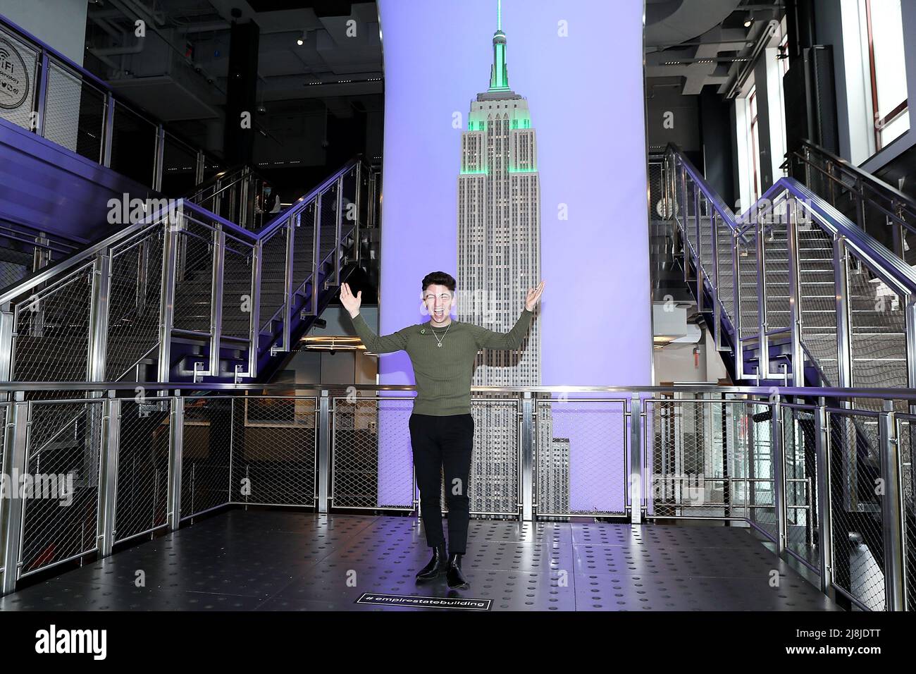 New York, NY, USA. 16th May, 2022. Eitan Bernath at the ceremonial ...