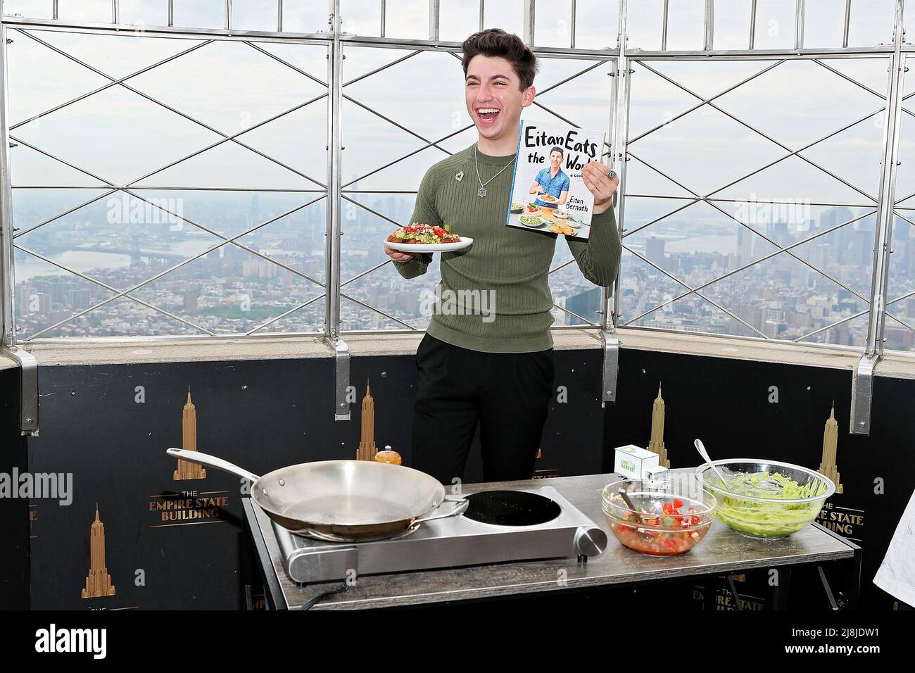 New York, NY, USA. 16th May, 2022. Eitan Bernath at the ceremonial ...