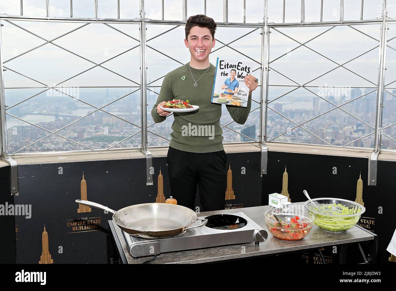 New York, NY, USA. 16th May, 2022. Eitan Bernath at the ceremonial ...