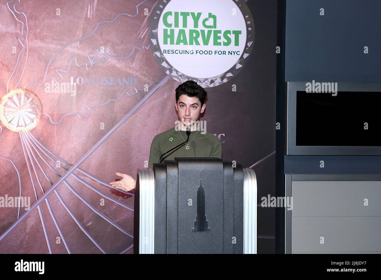 New York, NY, USA. 16th May, 2022. Eitan Bernath at the ceremonial ...