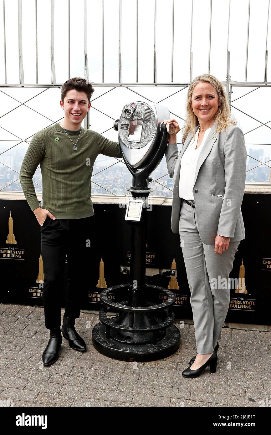 New York, NY, USA. 16th May, 2022. Eitan Bernath, Jennifer McLean ...