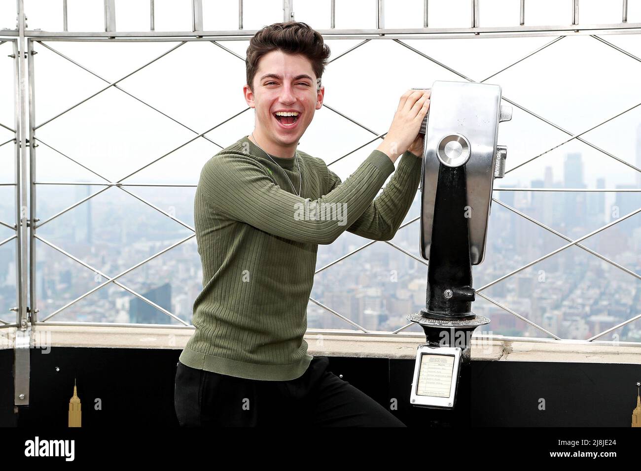 New York, NY, USA. 16th May, 2022. Eitan Bernath at the ceremonial ...
