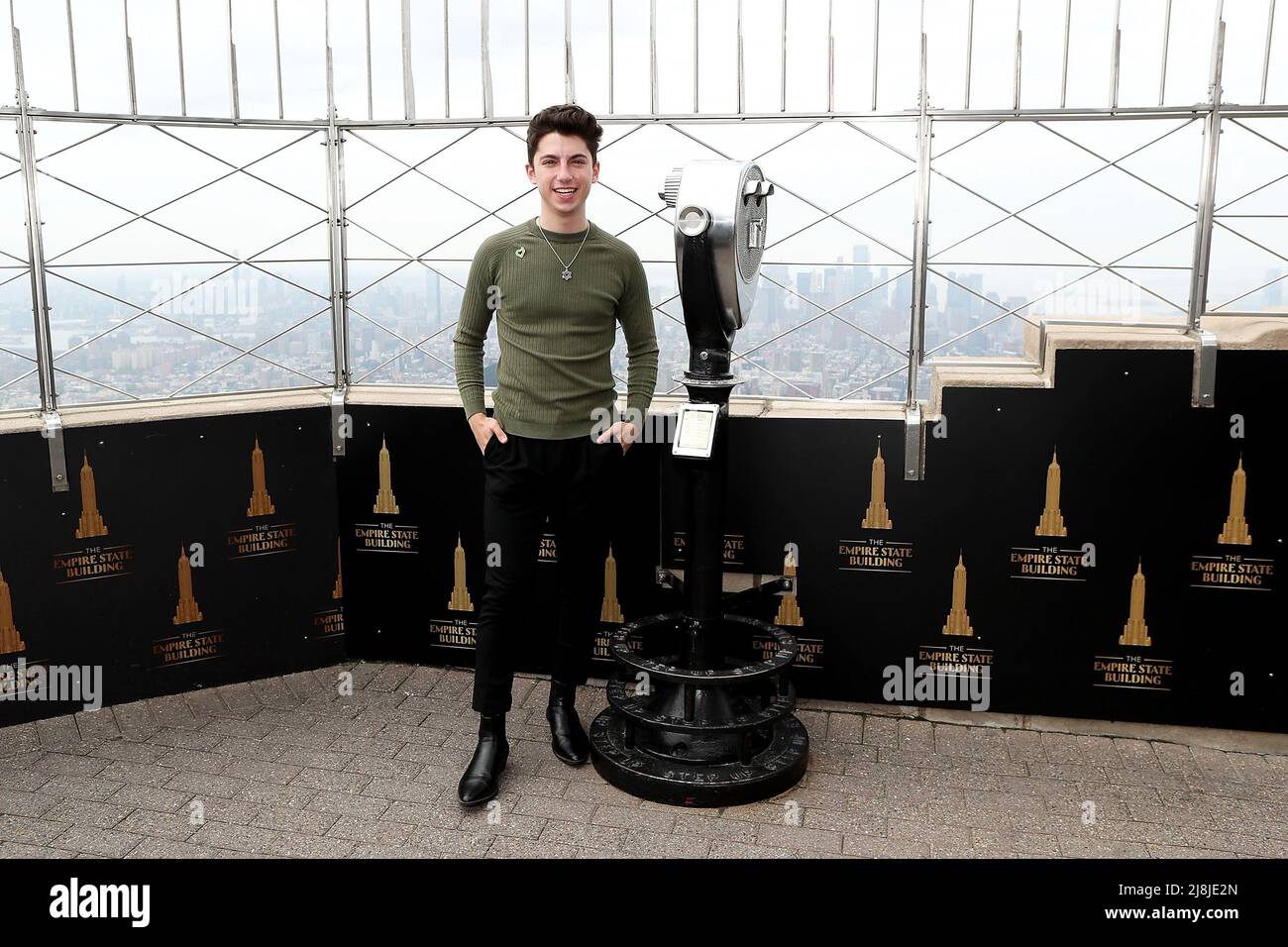 New York, NY, USA. 16th May, 2022. Eitan Bernath at the ceremonial ...