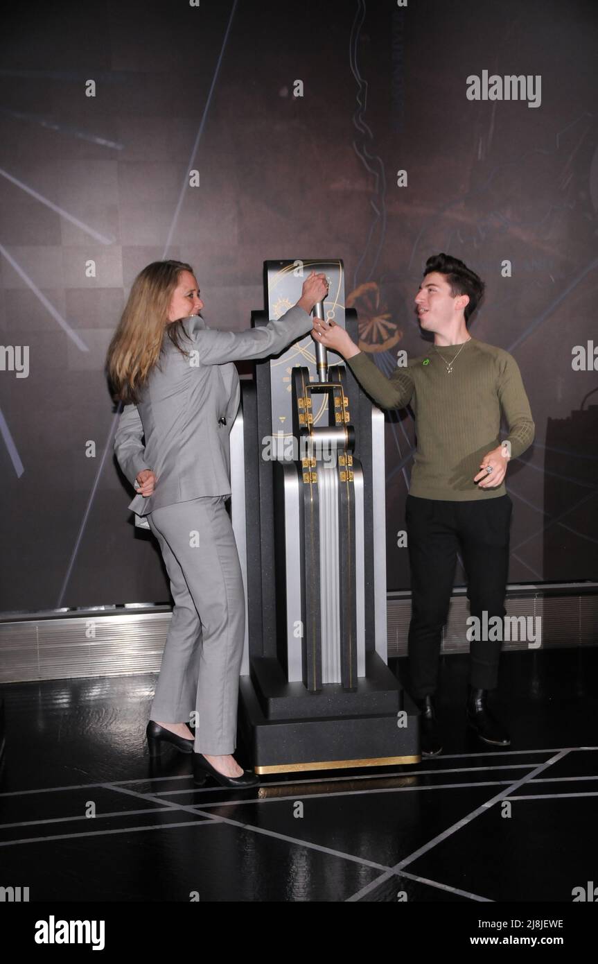 New York, United States. 16th May, 2022. Eitan Bernath and Jen McLean ...