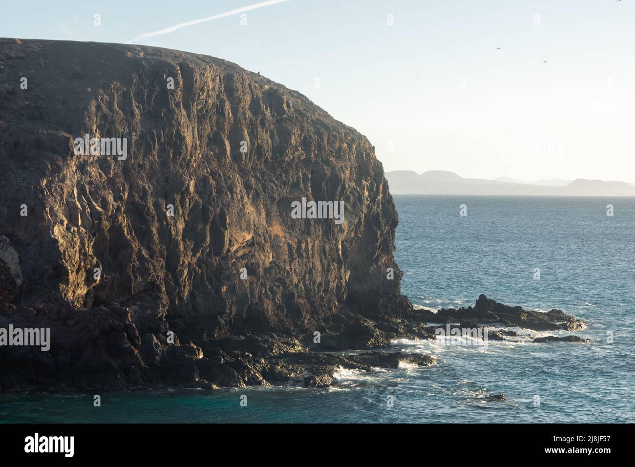 Beautiful landscape papagayo beach lanzarote hi-res stock photography ...