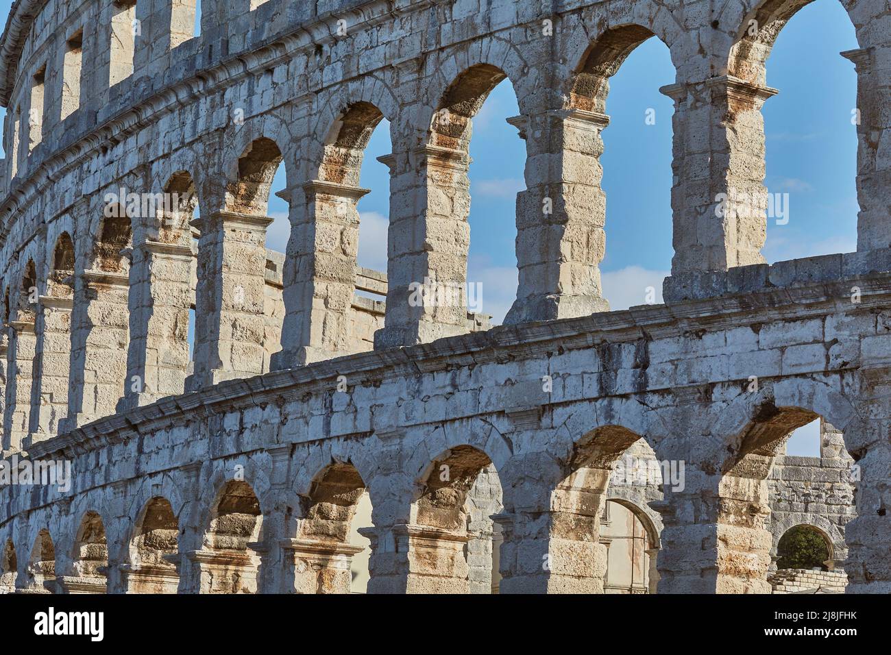 Pula amphitheatre hi-res stock photography and images - Alamy