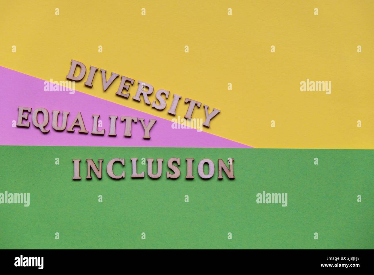 Message DIVERSITY INCLUSION EQUALITY. Motivational Words Quotes Concept ...